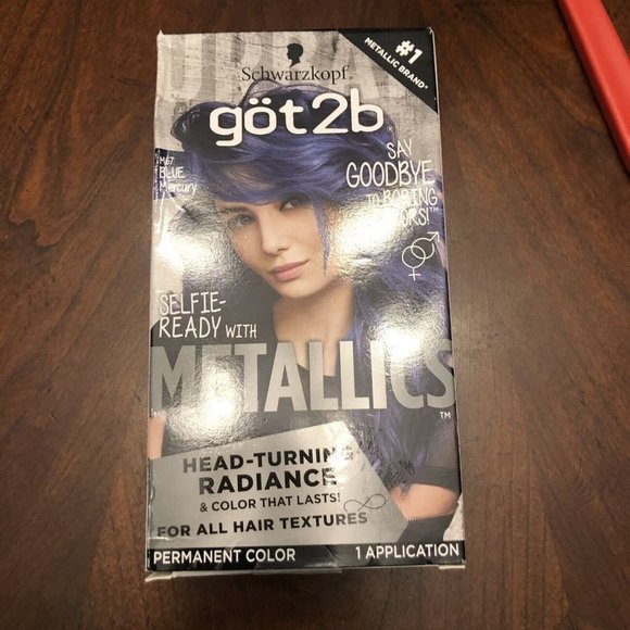 Schwarzkopf | Hair | Got2b Metallic Permanent Hair Color M67 Blue ...